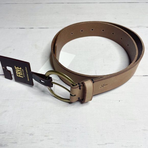 Frye | Accessories | Frye Light Tan Leather Belt S | Poshmark